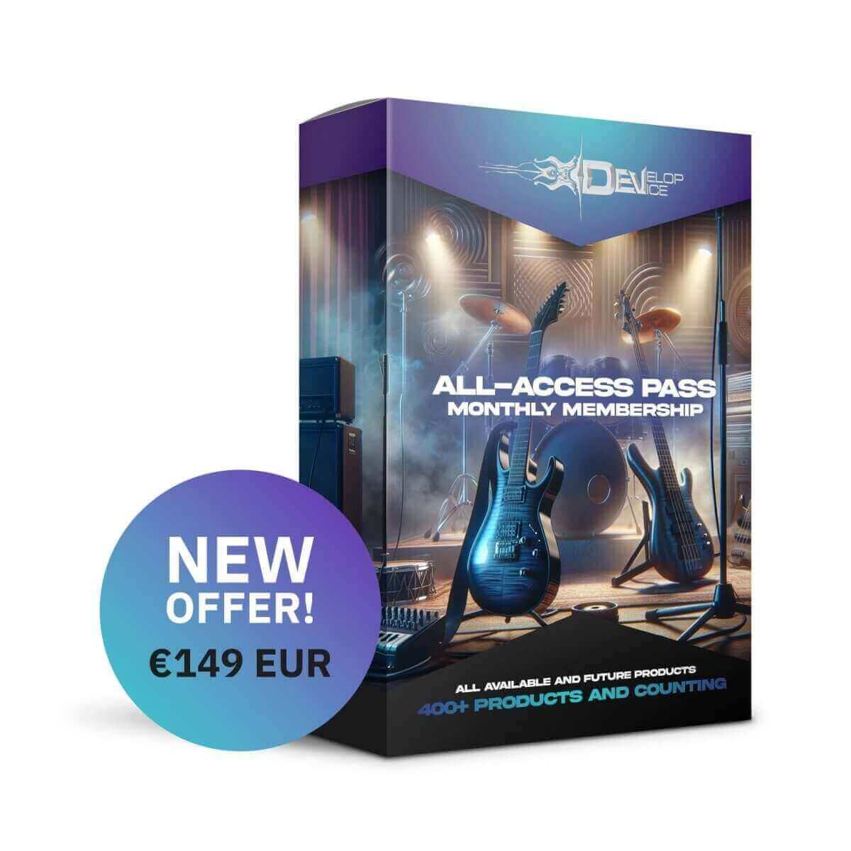 All-Access Pass for Unlimited Music Production Tools - Develop Device